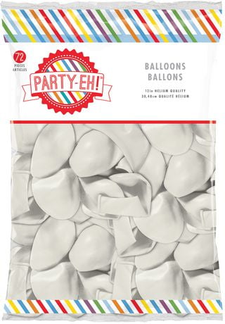 PARTY-EH! 12" Helium Qulaity Latex Balloons | Walmart Canada