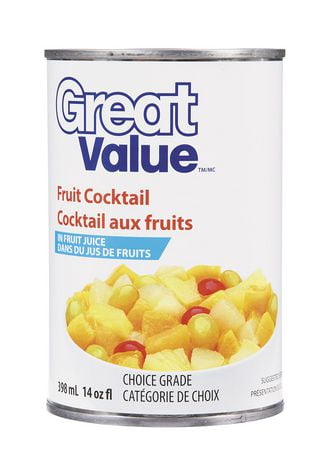 Great Value Fruit Cocktail in Fruit Juice, 398 mL - Walmart.ca