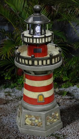 Solar light lighthouse fountain | Walmart Canada