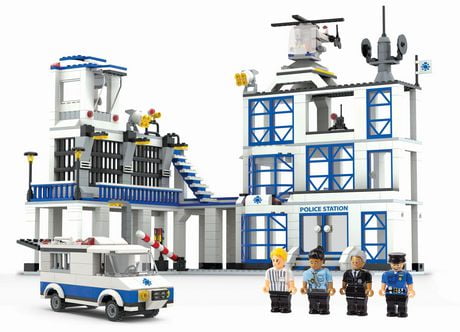 Play Day Police Base Building Blocks Set | Walmart Canada