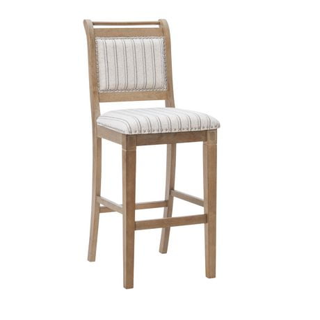 Click here for Linon Pearl Grey Bar Stool Gray Wash # prices