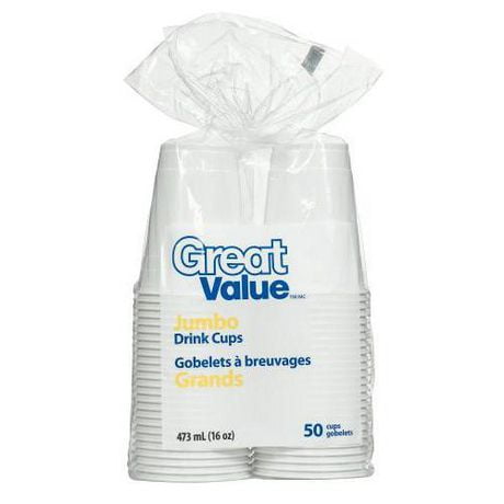Great Value – Jumbo Drink Cups | Walmart Canada