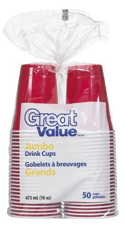 Great Value Jumbo Drink Cups | Walmart Canada