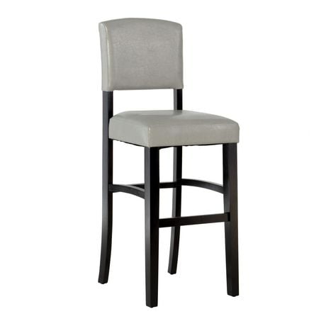 Click here for Linon Benson Gray Bar Stool Black # prices