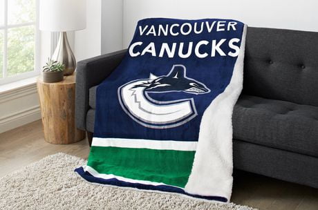 Sunbeam Vancouver Canucks® Heated Reversible Sherpa Throw - Walmart.ca