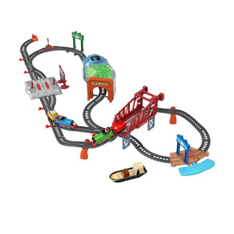 Fisher-Price Thomas & Friends Sounds of Sodor Train Set, large ...