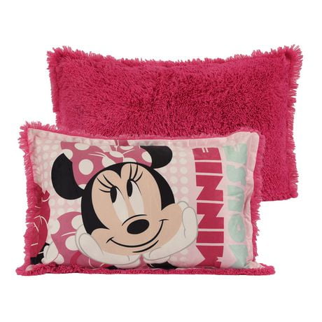 Disney Minnie Mouse Funky Fur Pillow, (20" x 30") by Nemcor - Walmart.ca