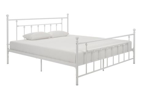 Click here for Dhp Manila Metal Bed White King prices