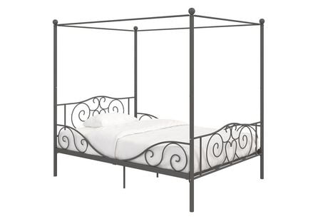 Click here for Dhp Canopy Metal Bed Pewter Full prices