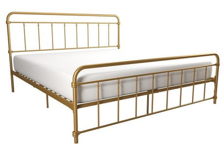 Click here for Dhp Wallace Metal Bed Gold King prices