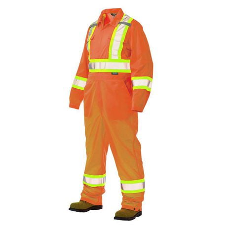 Click here for Tough Duck Tricot Coverall Fluorescent Orange Lt prices