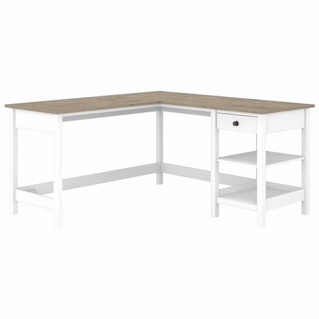 Click here for Bush Furniture Mayfield 60W L Shaped Computer Desk... prices