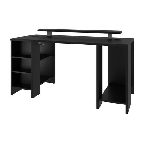 Click here for Bestar Electra 60W Gaming Desk In Black Black H: 2... prices