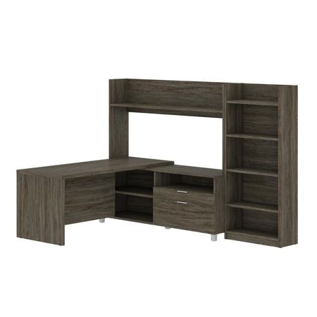 Click here for Bestar Pro-Linea 2-Piece Set Including An L-Shaped... prices