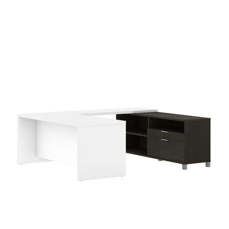 Click here for Bestar Pro-Linea 71W U-Shaped Executive Desk In De... prices
