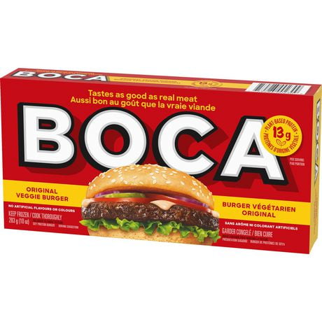BOCA Original Frozen Veggie Patties | Walmart Canada