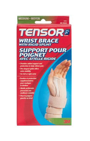TENSOR (TM) Wrist Brace With Rigid Splint, M | Walmart Canada