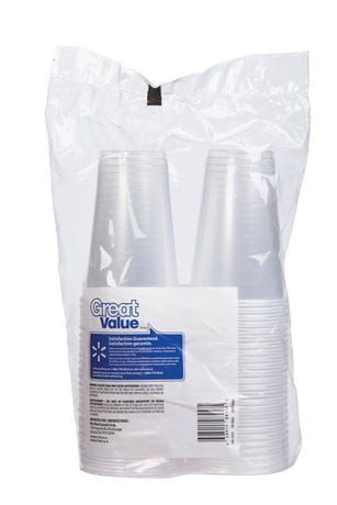 Great Value Clear Party Cups | Walmart Canada
