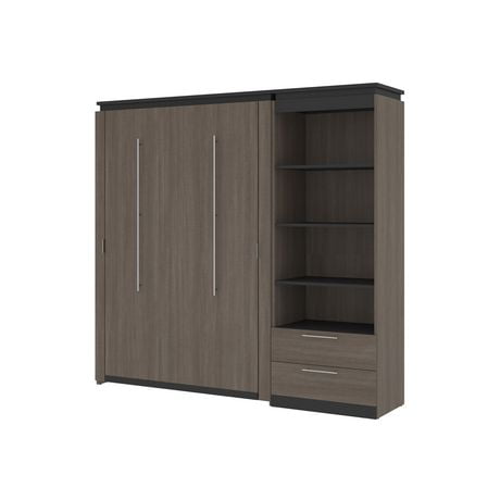 Click here for Bestar Orion 89W Full Murphy Bed & Shelving Unit W... prices