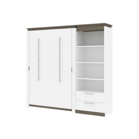 Click here for Bestar Orion 89W Full Murphy Bed & Shelving Unit W... prices