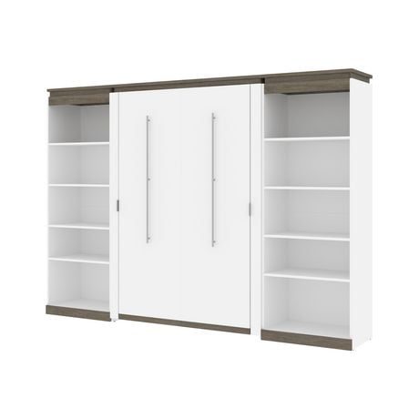 Click here for Bestar Orion 118W Full Murphy Bed W/ 2 Shelving Un... prices