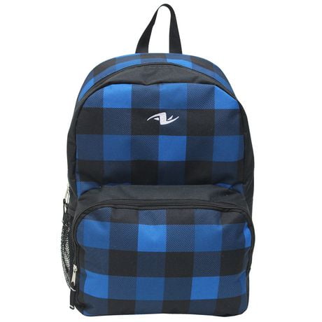 Athletic Works Basic Backpack - Blue Plaid | Walmart Canada