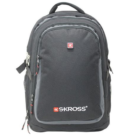 SKROSS Solid Multi Compartment Backpack | Walmart Canada