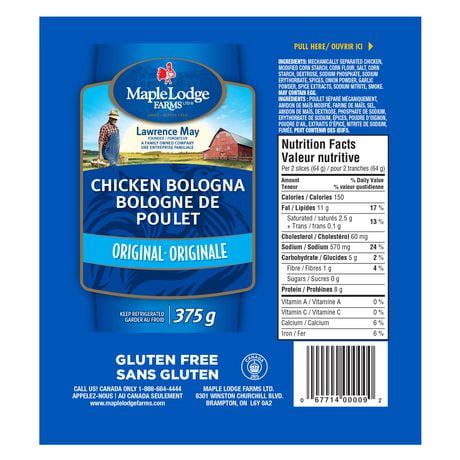 Maple Lodge Farms® Original Chicken Bologna | Walmart Canada