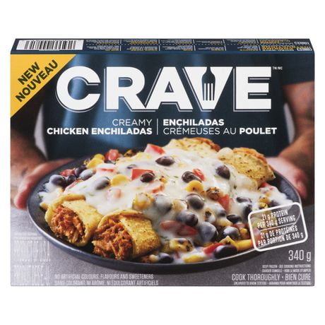 CRAVE Creamy Chicken Enchiladas Frozen Meal - Walmart.ca