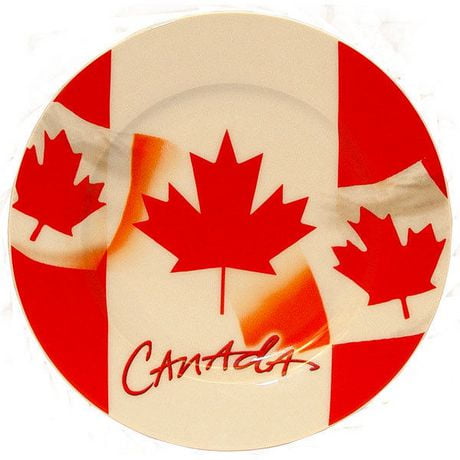 Porcelain Plate - 7`` Canada Flag | Walmart Canada
