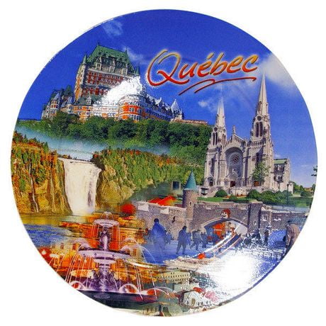 Porcelain Plate 7``Quebec Photo Collage Quebec City | Walmart Canada