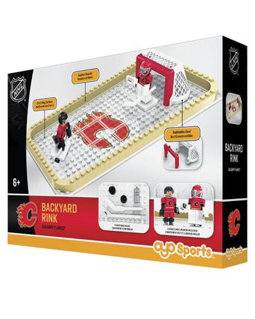 OYO Sportstoys Backyard Rink Calgary Flames Building Block Set ...