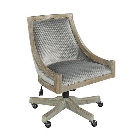 Click here for Linon Marie Quilted Office Chair Gray Wash # prices