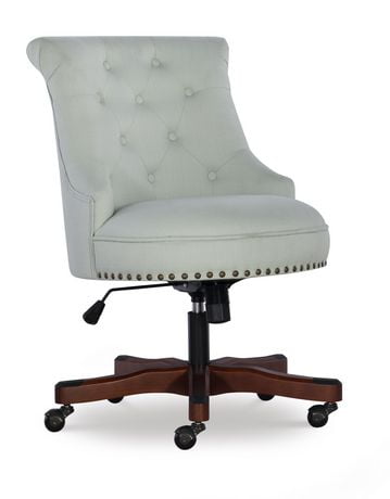 Click here for Linon Callum Mint Green Office Chair Dark Walnut # prices