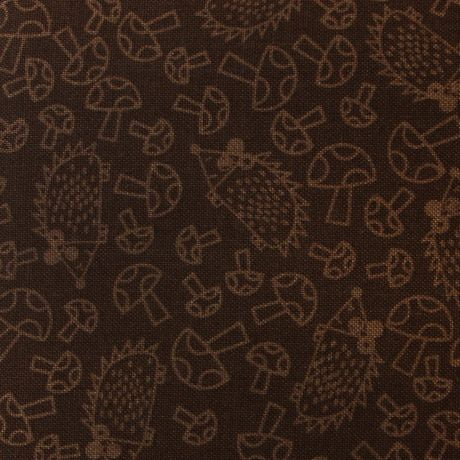 Click here for Fabric Creations Brown With Light Brown Porcupines... prices