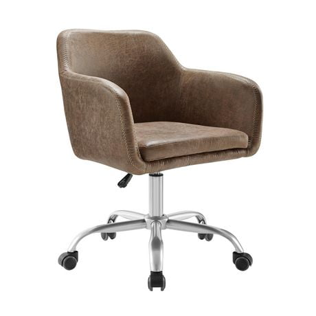 Click here for Linon Tate Office Chair Silver # prices