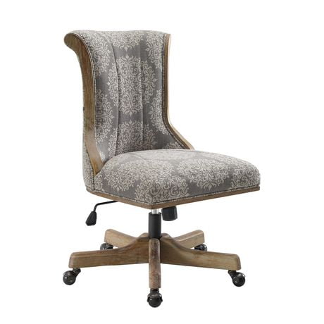 Click here for Linon Dahlia Office Chair Antique Brown # prices