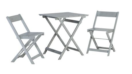 Click here for Linon Holden Gray Three Piece Square Table Set Gra... prices