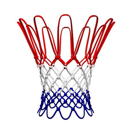 Spalding® Heavy Duty Basketball Net, Red/White/Blue, Heavy Duty ...