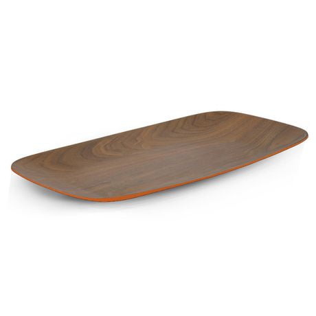 Click here for Mesa Ceramics Bamboo Walnut Rectangular Tray  35.5... prices