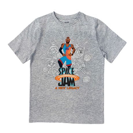 Click here for Space Jam Boys Short Sleeve Crew Neck T-Shirt Grey... prices