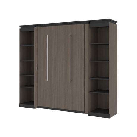 Click here for Bestar Orion 98W Full Murphy Bed W/ 2 Narrow Shelv... prices