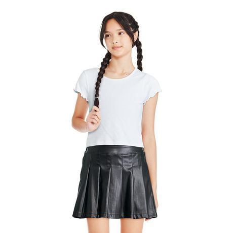 Justice Girls' Pleather Skirt, Sizes XS-XL - Walmart.ca