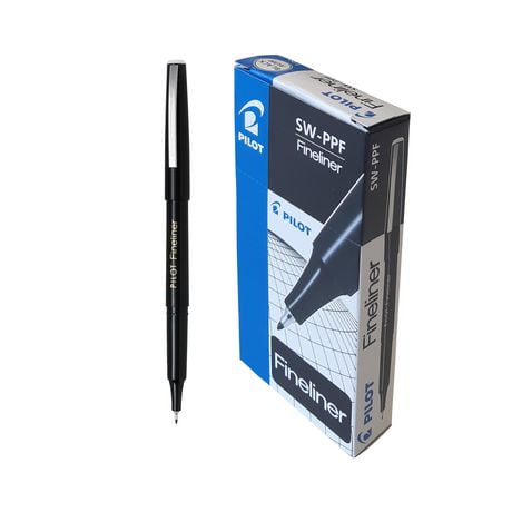 Click here for Pilot Fineliner Marker Pens - Black Black prices