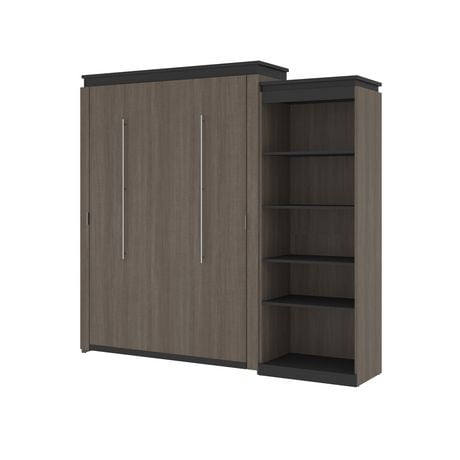 Click here for Bestar Orion 95W Queen Murphy Bed W/ Shelving Unit... prices