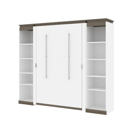 Click here for Bestar Orion 98W Full Murphy Bed W/ 2 Narrow Shelv... prices
