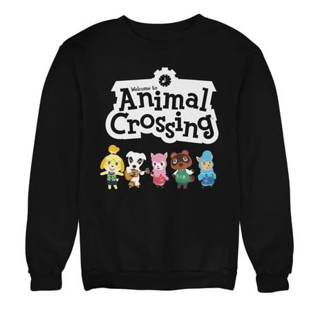 Click here for Nintendo Boys Long Sleeve Crew Neck Top Black L prices