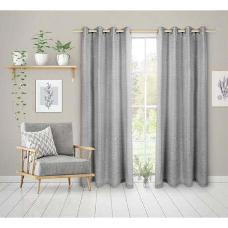 Click here for Safdie & Co. Curtain 84L Charcoal Charcoal 52Wx78L prices