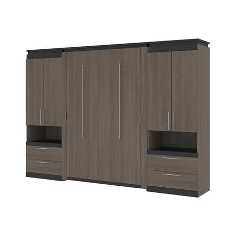 Click here for Bestar Orion 118W Full Murphy Bed & 2 Storage Cabi... prices