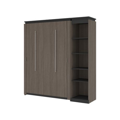 Click here for Bestar Orion 79W Full Murphy Bed W/ Narrow Shelvin... prices